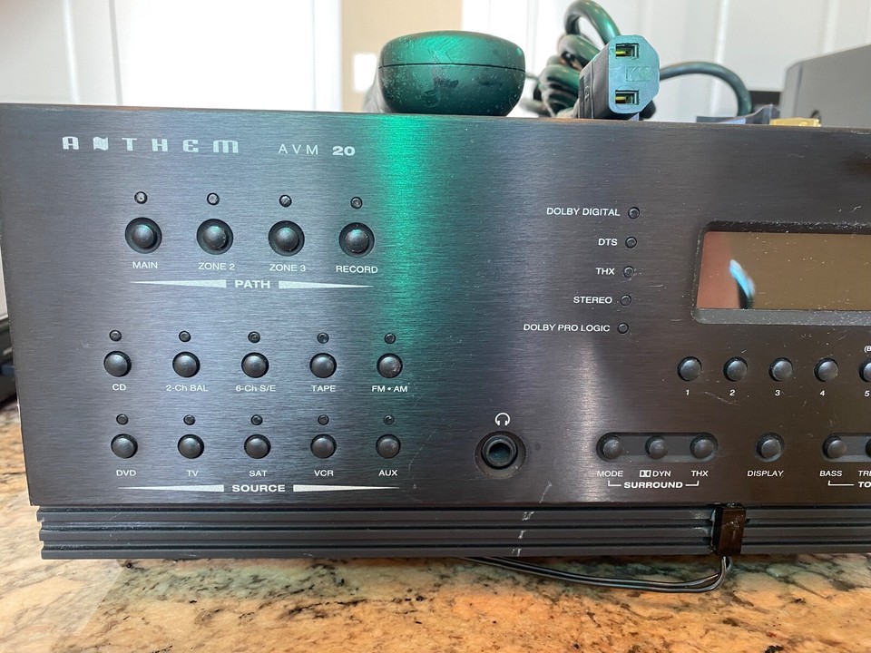 Anthem AVM 20 Multi-Zone Pre-Amp with Dolby Digital DTS Surround THX EX ...