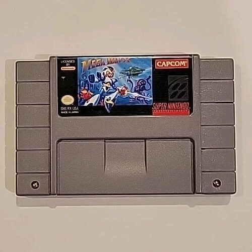 Mega Man X Cartridge Only Super Nintendo SNES Tested Capcom Awesome Fun ...