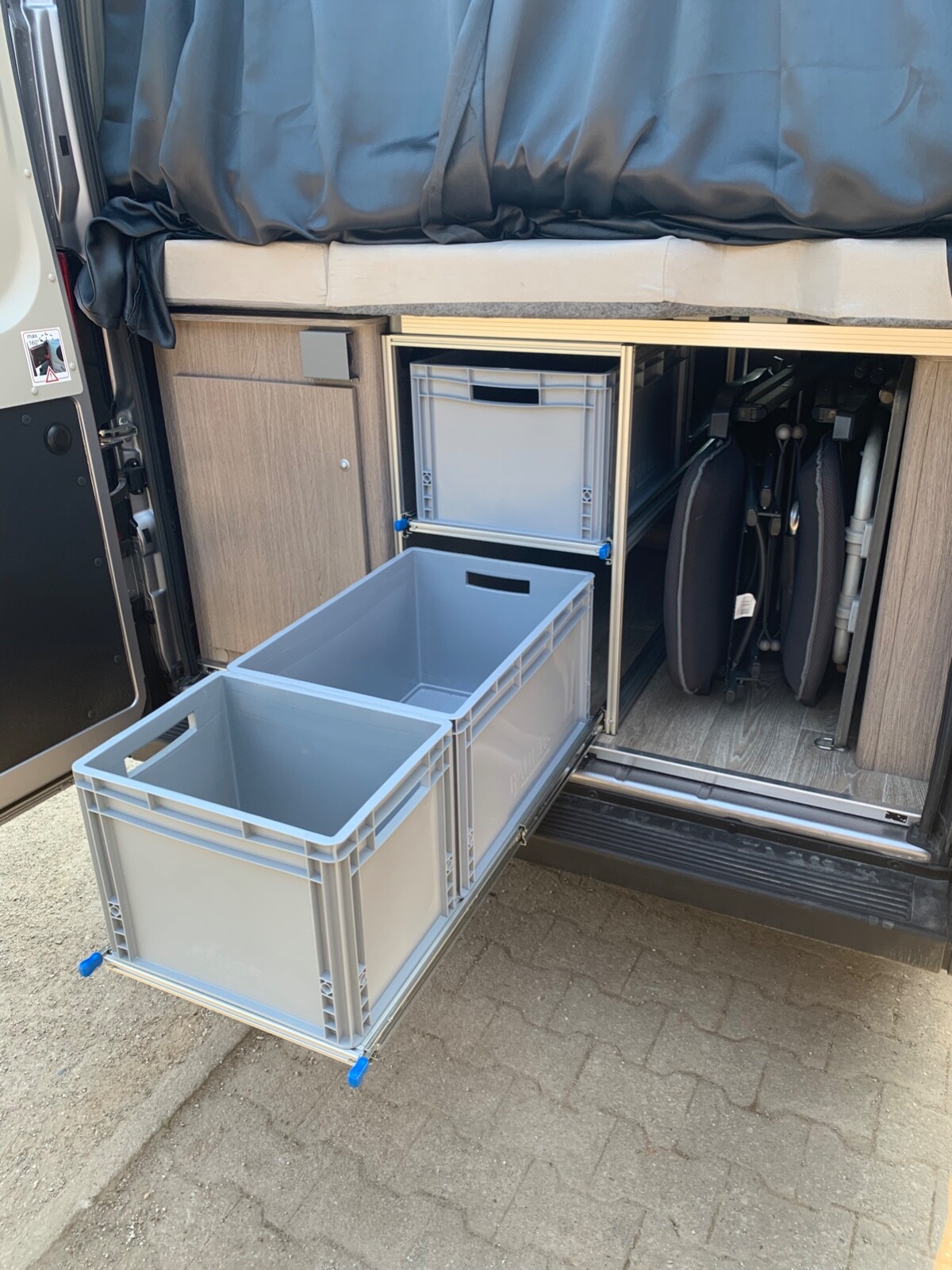 Regalsystem Heckgarage Wohnmobilgarage Caravan Regal-