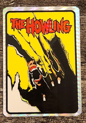 Vintage THE HOWLING Prism Vending Machine Sticker 1980s Horror Movie | eBay