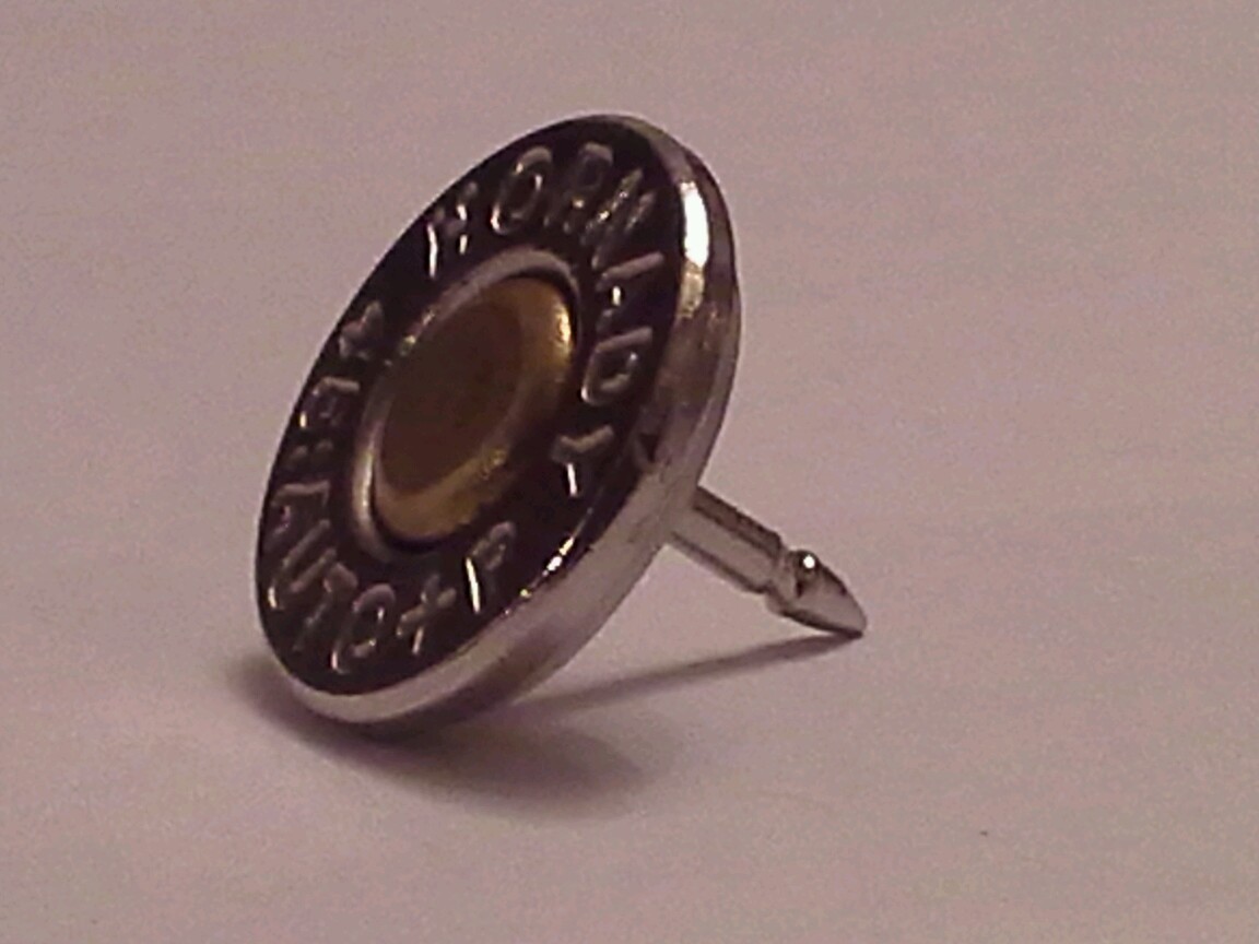 . 38 Spl Bullet Pin/Tie Tack Pick a favorite caliber! Perfect gift ...