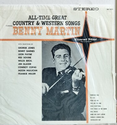 LP Vinyl Record: Benny Martin_All-Time Great Country & Western Songs | eBay