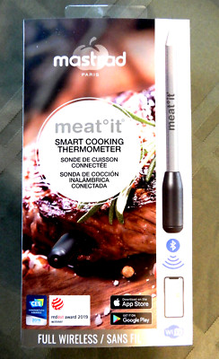 Mastrad Meat It + Plus Smart Wireless Cooking Thermometer with ...