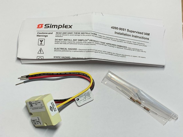 NEW SIMPLEX 4090-9051 Supervised Individual Addressable Module (IAM) | eBay