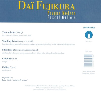 PASCAL GALLOIS/PRAGUE MODERN DAÏ FUJIKURA NEW CD 8011570339720| eBay