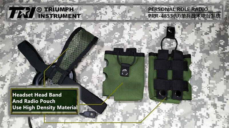 IN US! TRI PRR 4855U(S) Single Com Connector Tactical Radio Army PRC ...