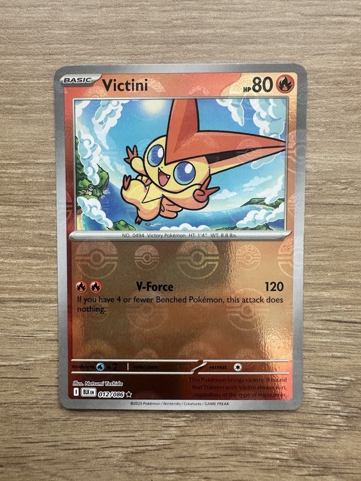 Victini SVP 208 - Illustration Rare - Pokémon Card X 2 And Victini Poke ...