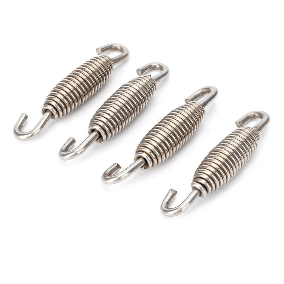 4 Pieces 55mm Exhaust spring Pipe Muffler Springs Swivel 55mm ...