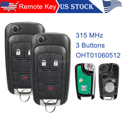 2 Replacement for Chevy 2014-2018 Trax 2016-2018 Spark Remote Car Key ...