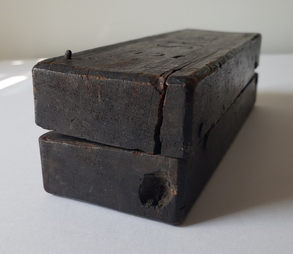 ID'D CIVIL WAR SOLDIERS WHETSTONE SHARPENING STONE JCL SRM Knife ...