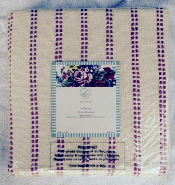 50” X 60” Carleton Varney Live Vividly Throw Blanket Blue Rn# 82817 for ...