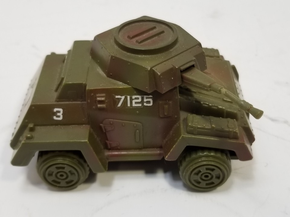 Vintage Mini Mighty Mo Friction Military Tank Vehicle 7125 Ideal 1974 ...