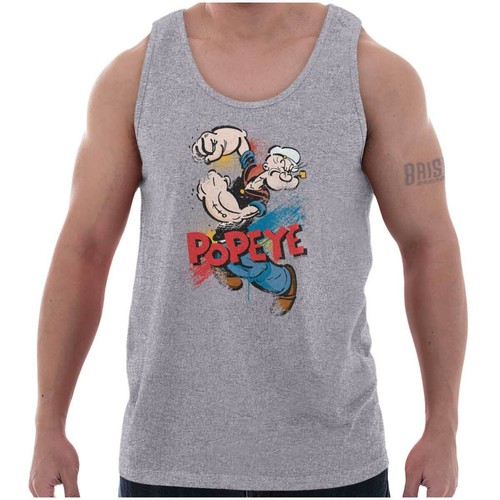Original Cartoon Popeye Sailor Licensed Tank Top T Shirts Tees Men ...