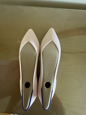 Rothys The Point Petal Pink Solid Pointed Toe Slip on Flat Shoes Women ...