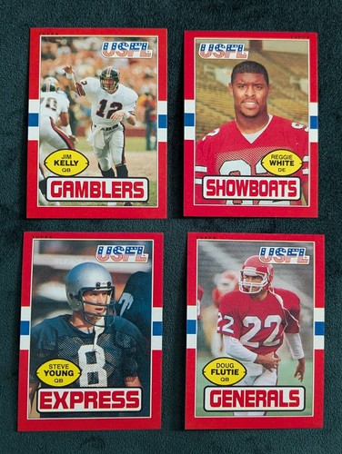 1985 Topps USFL Football Complete 132 Card Set All Cards NM Or Better ...