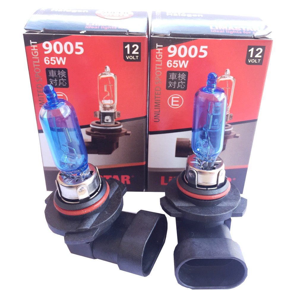2x HB3 Xenon Look Halogen Lamp Light Fog Light Super White 12V 65W US ...