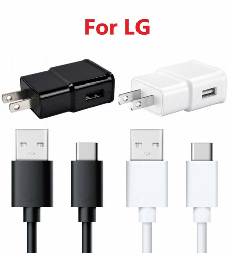FAST WALL CHARGER +6FT USB-C Type C For LG Stylo 4 5 V40 G8 G7 Q7 ...