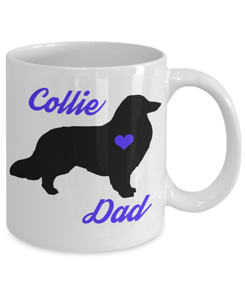 Collie Mug - Collie Dad - Cute Coffee Cup Gift For Dog Lovers | eBay