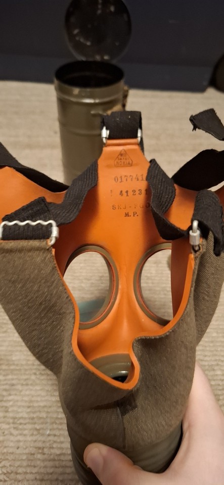 Finnish WW2 M31 M/31 Gas Mask. WW2/Winter War Era. Phenomenal Condition ...