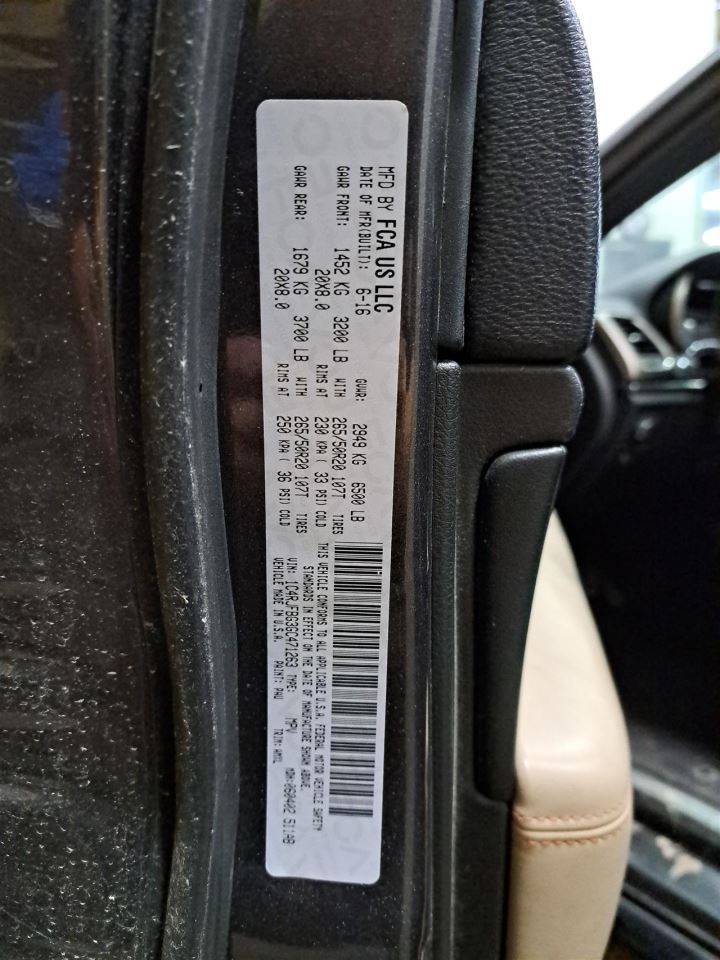 Rh Passenger Side Front Lower Control Arm 2016 Grand Cherokee Sku ...