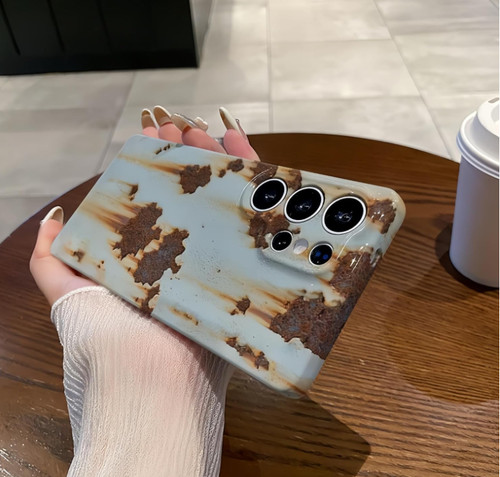 Rusty Phone Case,Rusty Metal Texture Shockproof Cover For Samgsung ...