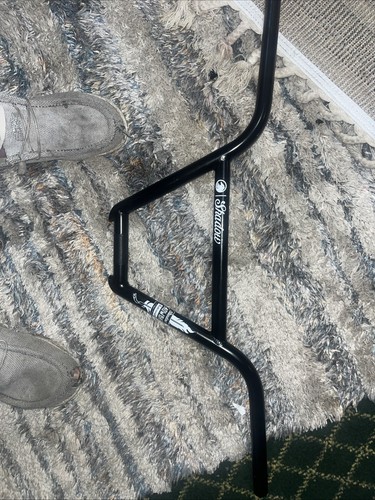 SHADOW CROWBAR FEATHERWEIGHT 4 PC BMX BIKE BICYCLE HANDLEBARS BLACK ...