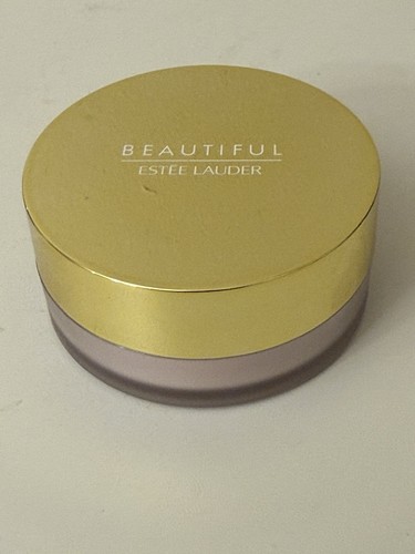 New Estee Lauder Beautiful Perfume Body Powder USA 1oz Gold Lid Puff ...