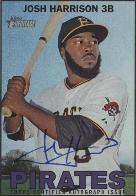 2016 Topps Heritage - Real One Autographs Josh Harrison #ROA-JH (AU ...