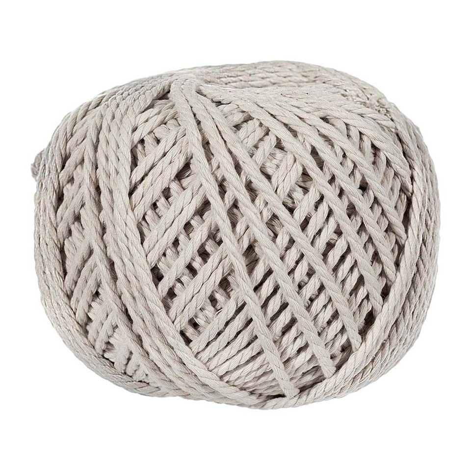 Craft County 100M-4mm Diameter Crafting Cotton Rope - 5 Colors-Macrame ...