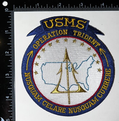 US Marshal Service USMS Operation Trident Patch | eBay