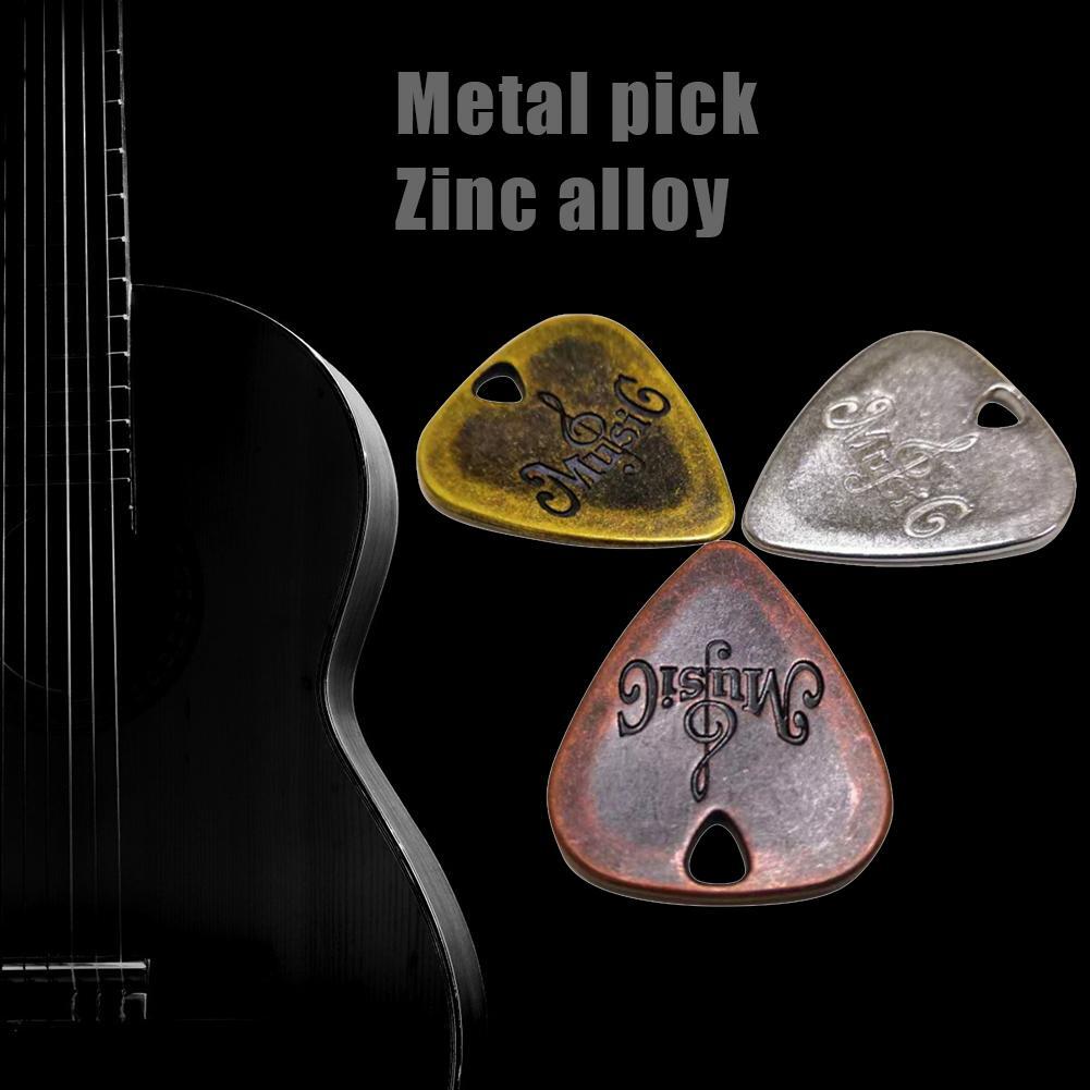 Metal Guitar Pick Zinc Alloy Guitar Pick Instrument Accessory (Red ...