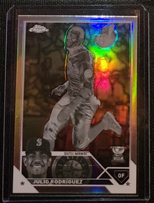 2023 Topps Chrome Negative Refractors Julio Rodriguez | eBay