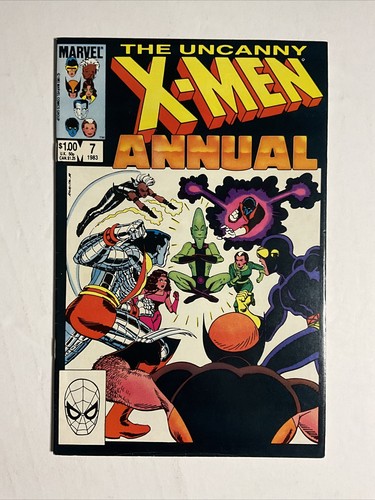 Uncanny X-Men Annual #7 (1983) 7.5 VF Marvel Bronze Age Comic Book ...