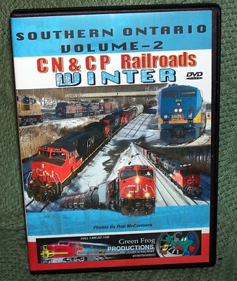 20410 TRAIN RAILROAD DVD ONTARIO VOL. 2 CANADIAN NATIONAL / CANADIAN ...