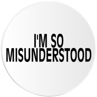 I'm So Misunderstood - Circle Sticker Decal 3 Inch | eBay