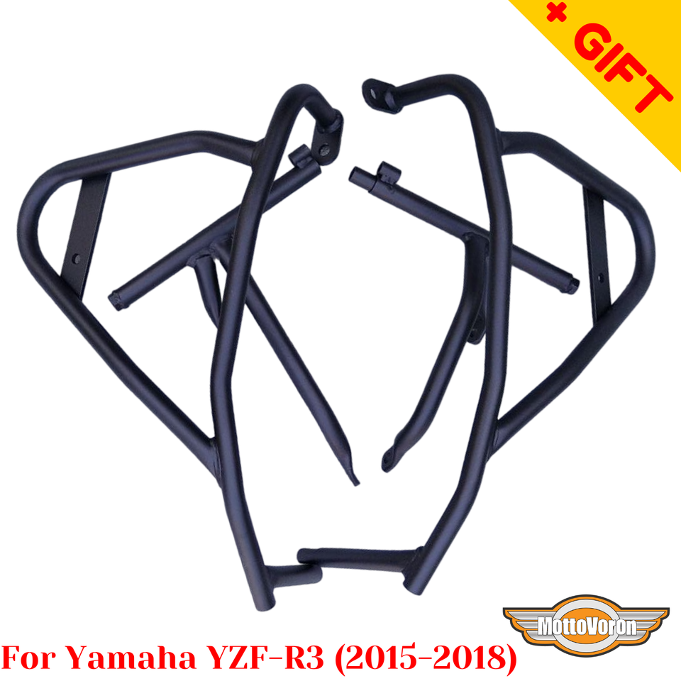 For Yamaha YZF R3 Crash bars Yamaha R3 Engine guard YZF-R3 (2015-2018 ...
