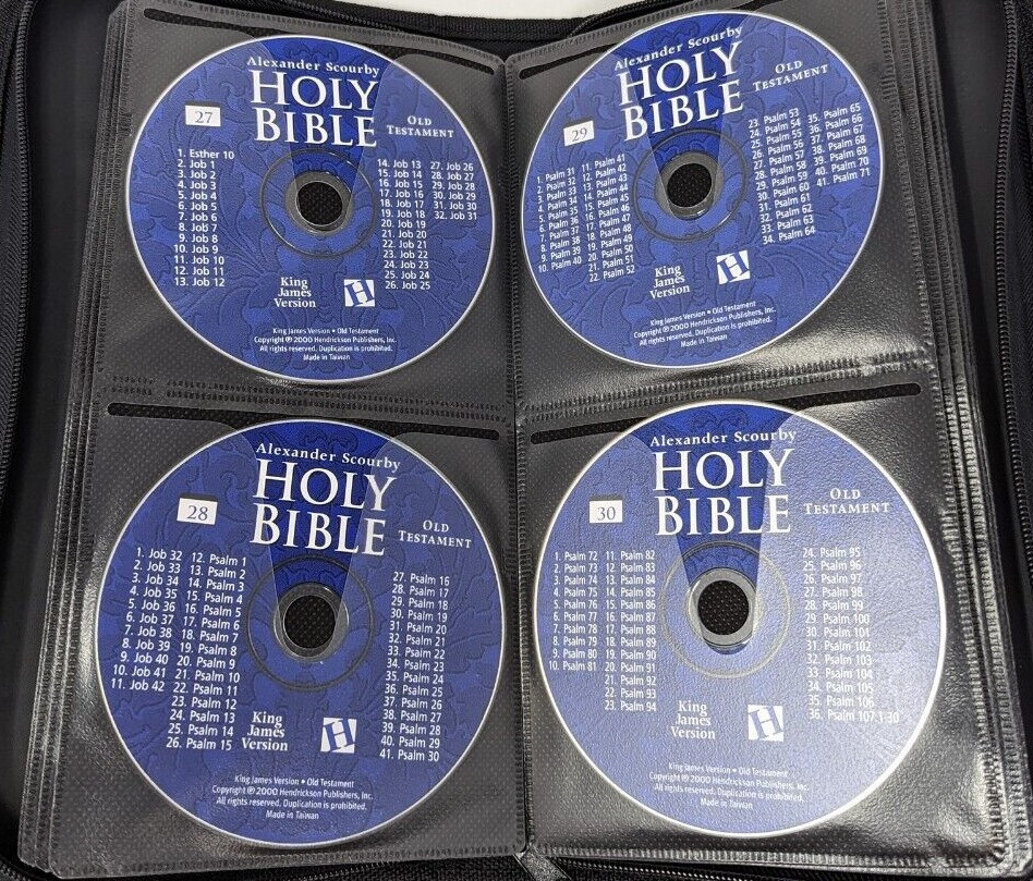 Complete Audio Bible KJV King James Version 62 CD SET - Scourby | eBay