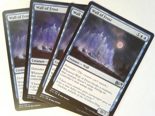 4x Wall of Frost Magic 2015 - Magic the Gathering mtg - Blue | eBay