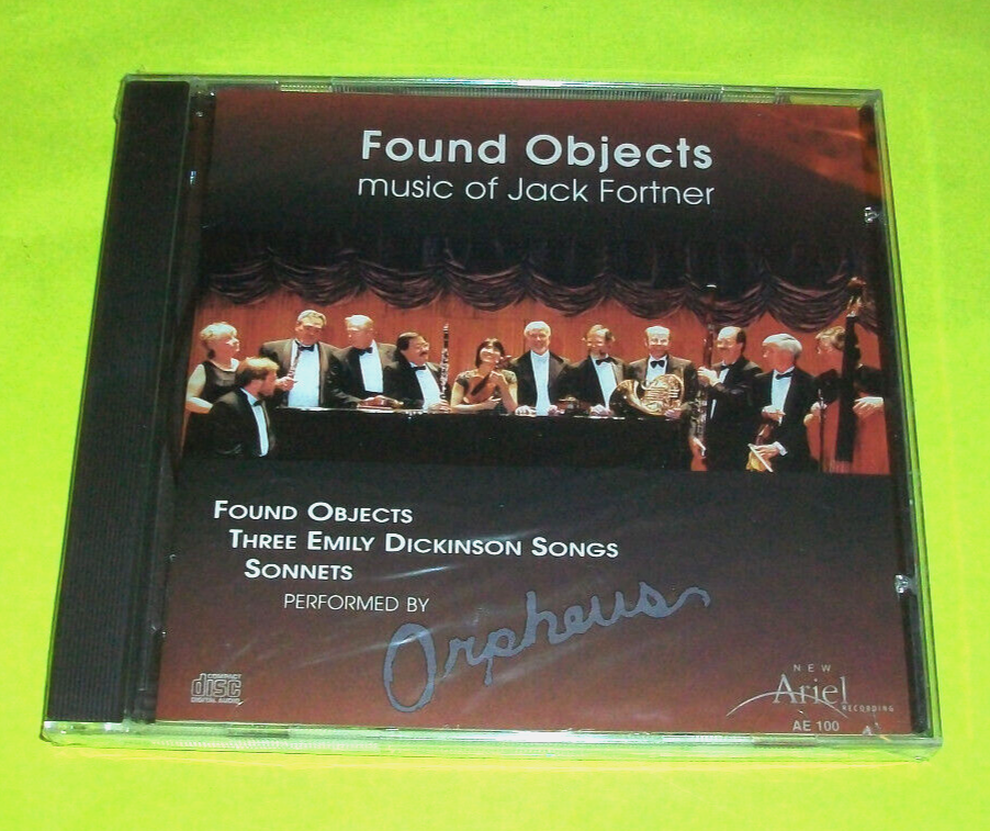 ⭐NEW / SEALED⭐ FOUND OBJECTS: MUSIC OF JACK FORTNER CD 13 TRACKS 1999 ⭐ ...