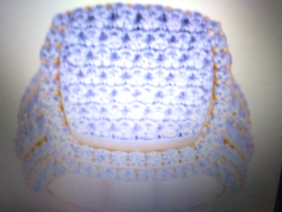 7CT HUGE 10K YELLOW GOLD ROUND BAGUETTE REAL DIAMOND RING SZ 10 ...