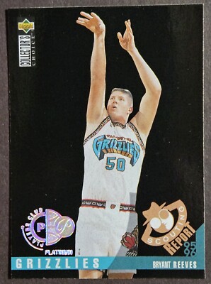 1995-96 Collector's Choice Player's Club Platinum #348 Bryant Reeves ...