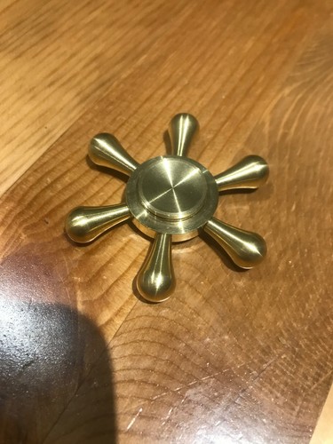 Pure Brass Six Arm Detachable Fidget Spinner ADHD AU SHOP | eBay Australia