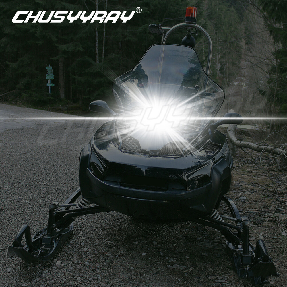 H4 9003 LED Headlight Hi/Lo Bulbs Kit 6000K For Ski Doo REV XP XS XR ...