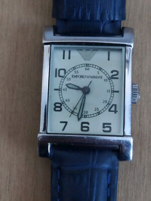 [ARMANI] Emporio Armani AR-0212 Watch Unisex Silver Dial Watch | eBay UK