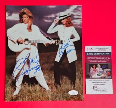 NAOMI AND WYNONNA JUDD THE JUDDS SIGNED IN PERSON 8" X 10" PHOTO JSA ...