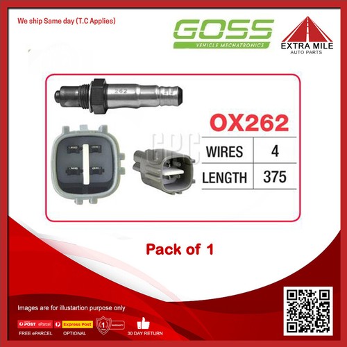 Goss Oxygen Sensor For Toyota FJ Cruiser GSJ15R 4.0L 1GR-FE V6 DOHC-PB ...
