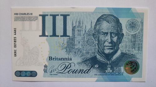 Commemorative Banknote Charles III Britannia pound 2023 | eBay UK