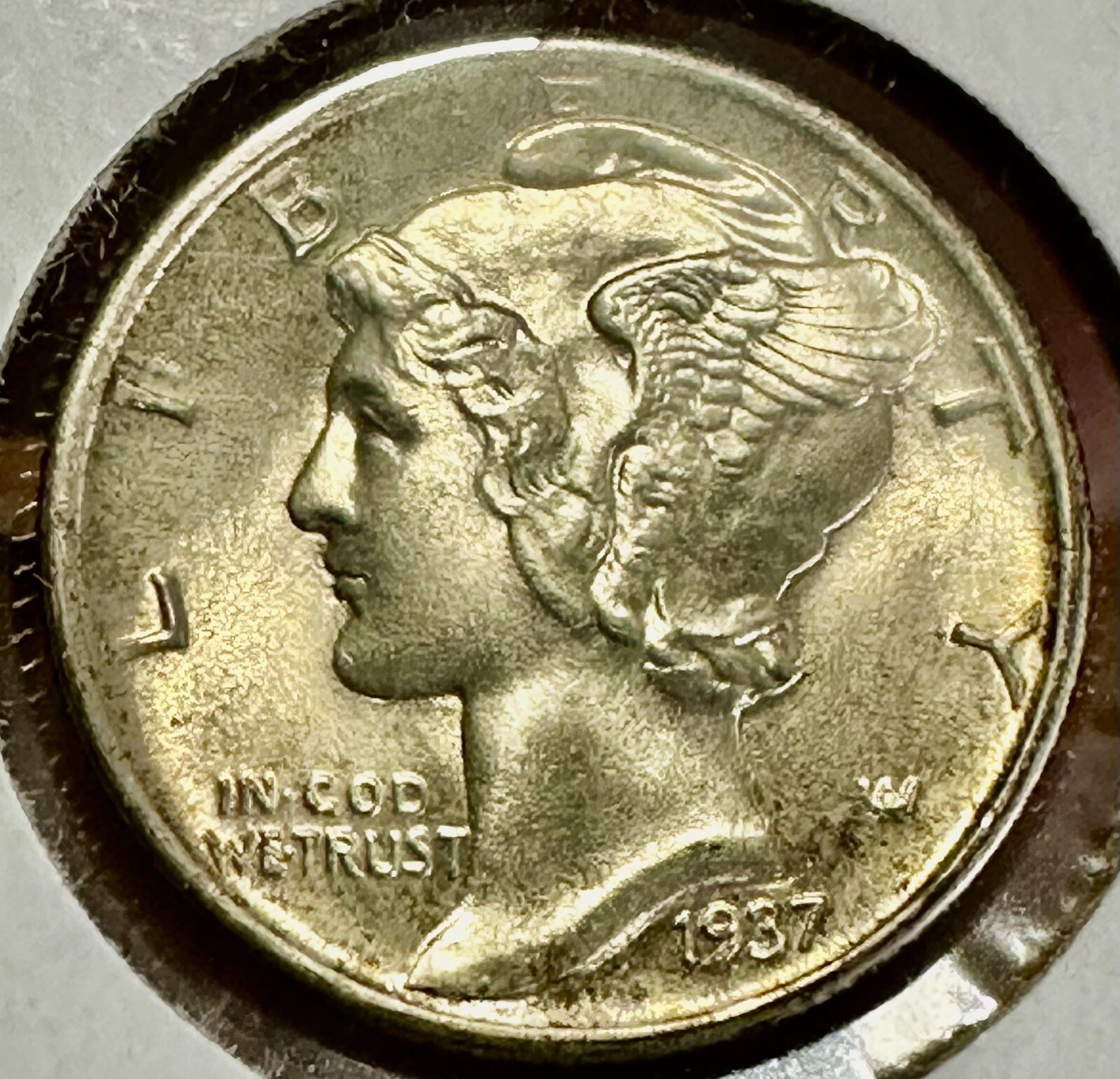 1937 MERCURY DIME GEM BU FSB FB FULL BAND UNCIRCULATED LUSTER! | eBay