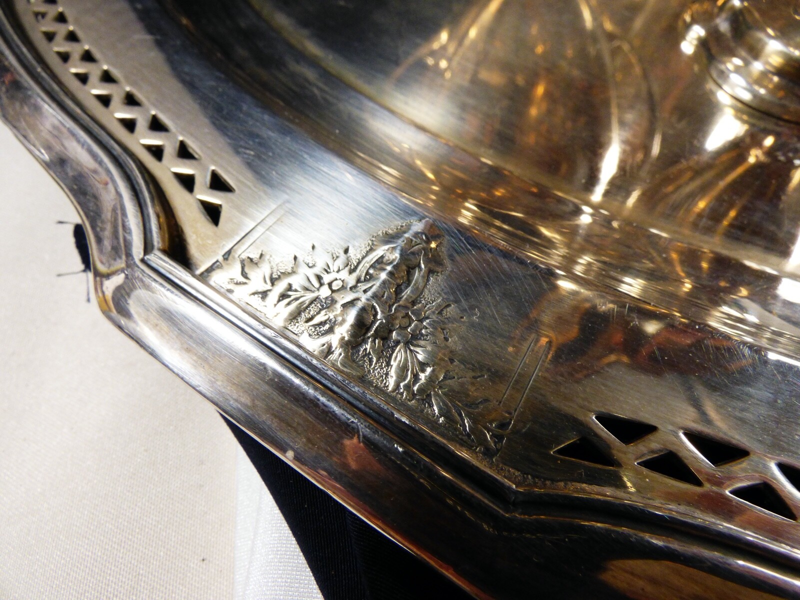 Sheffield Pairpoint Silver plate 6 pc set Coffee Tea pot sugar bowl ...