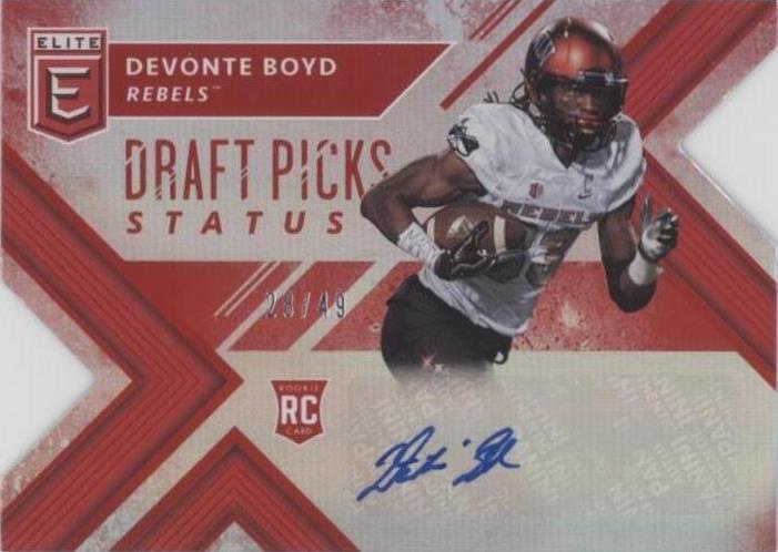 2018 Panini Elite Draft Picks - Draft Picks Devonte Boyd #170 Status ...